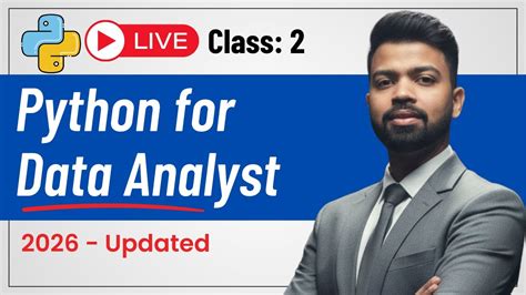 Python For Data Analytics Class 2 Variables Data Types And Type