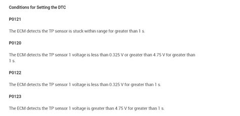 Code P2135 Throttle Position Sensor Came On And It Reduces The