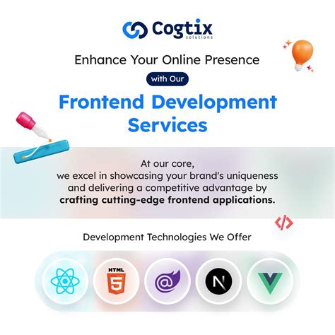 Cogtix On Linkedin Frontenddevelopment Webpresence