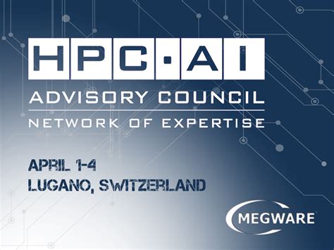 Hpc Ai Advisory Council Swiss Conference Luganoswitzerland
