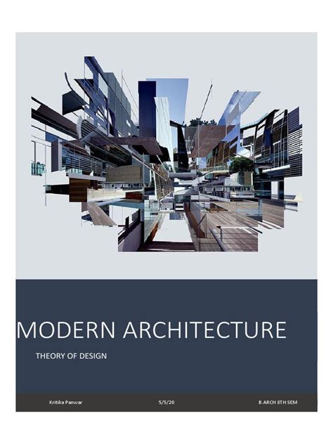 Kritika Panwar 8th Sem Tod Modern Architecture Pdf Building Engineering Architectural Design
