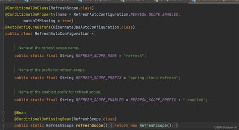 Refreshscope刷新配置文件原理refreshscope原理 Csdn博客