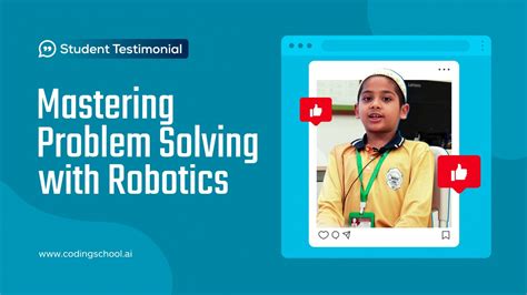 [video] coding school on linkedin mastering problem solving with robotics testimonial