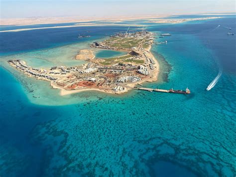Aerial Photos Reveal Work Progressing On The Line Megacity At Neom