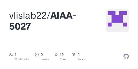 Github Vlislab22aiaa 5027
