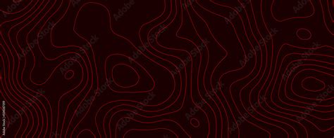 Topographic Multicolored Linear Background For Design Abstraction With