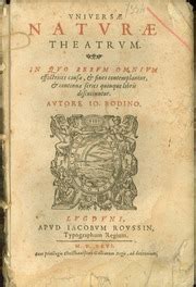 Universae Naturae Theatrum Jean Bodin Jean Bodin Free Download