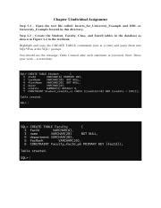 SQL Database Design And Query Practice Babe Faculty And Course Hero
