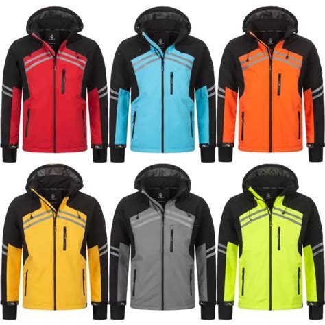 Rock Creek Herren Softshell Jacke Windbreaker Wanderjacke