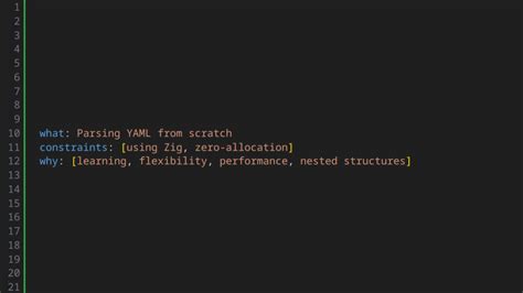 i wrote a yaml parser from scratch in zig here s what i learned