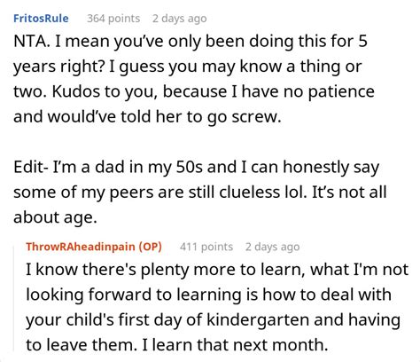 “i Take It Day By Day” Dad Sarcastically Puts Random Mom In Her Place