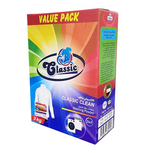 Classic Detergent Value Pack 3kg Box Seven Emirates Supermarket Llc