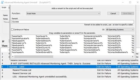 Connectwise Automate Control Centre Script To Remove Advanced Monitoring N Able Agent Infrassist