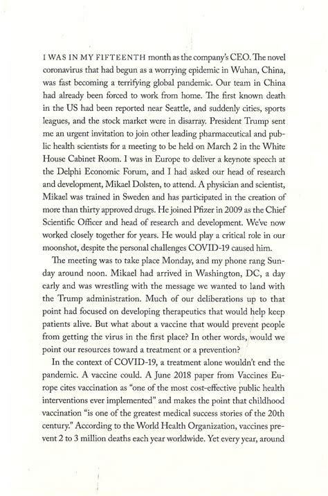 Moonshot Inside Pfizers Nine Month Race To Make The Impossible Possi