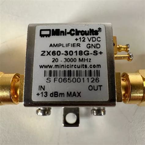 Rf Amplifier Mini Circuits Zx60 3108g S £50 00 Picclick Uk