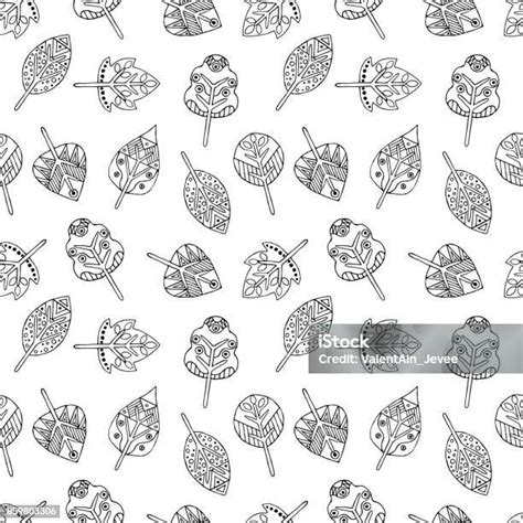 벡터 손으로 그려진된 완벽 한 패턴 장식 양식된 유치 한 나무 낙서 스타일 부족 그래픽 그림입니다 장식 귀여운 손 그림 낙서 만화 스케치 완벽 한 패턴의 시리즈 가을에 대한