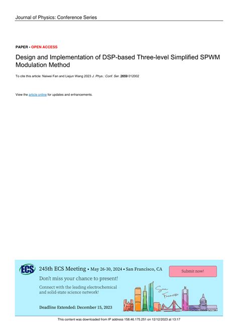 pdf design and implementation of dsp based three level simplified