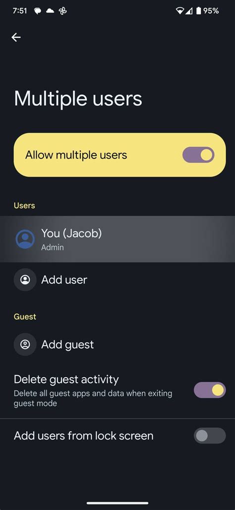 Accounts How Can I Change My Device S User Name Android Enthusiasts Stack Exchange