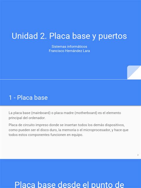 Ud2 Placa Base Y Puertos Pdf Arranque Bios
