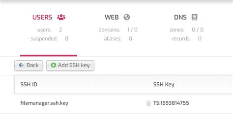 Idea Ssh Key Sftp Instead Of Ftp Community Support Hestia