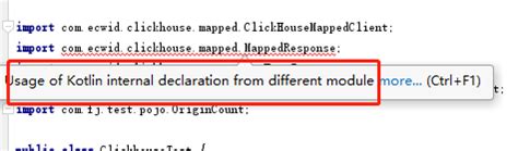Usage Of Kotlin Internal Declaration From Different Module Issue Ecwid Clickhouse Client