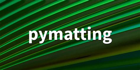 pymatting 1 1 12 python package for alpha matting