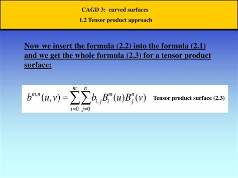 Ppt B é Ziersurfaces Patched Surfaces Transfinite Interpolation Coons Patch Powerpoint