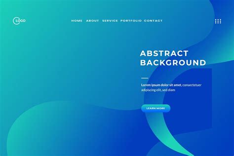 blue abstract fluid wave modern background with gradient 3d flow