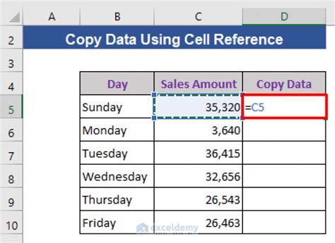How To Copy Data From One Cell To Another In Excel Automatically