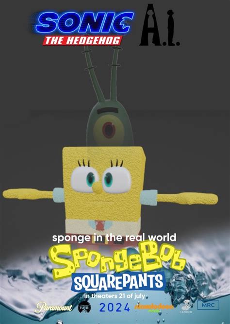 Cartel De La Pelicula Bob Esponja Saving Bikini Bottom The Sandy