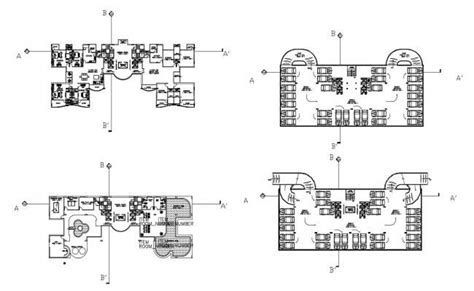 Autocad Drawing Of Residential Cum Commercial Building