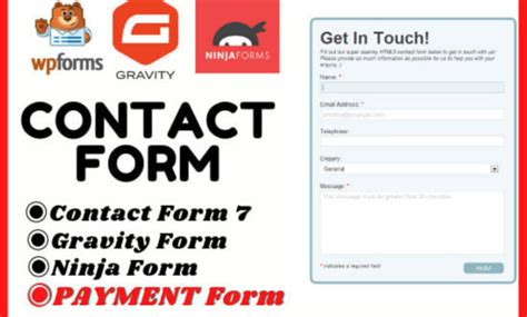 do gravity forms contact form 7 elementor pro ninja form by makkhalek