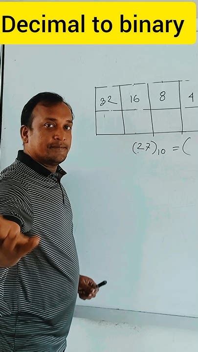 Shortcut Method Of Decimal To Binary Youtubeshort Shortmath Binary