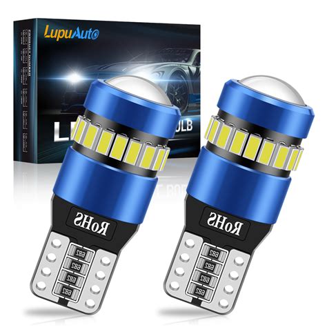 Lupuauto หลอดไฟแคนบัส Led W5w T10 สําหรับรถยนต์ Bmw Audi Mercedes 2