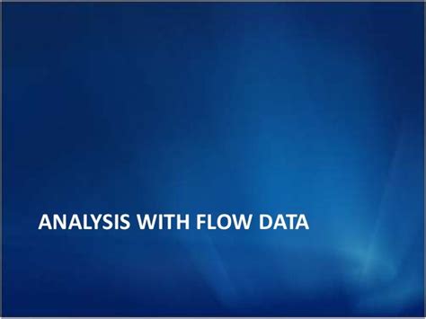 Applied Detection And Analysis With Flow Data So Con 2014