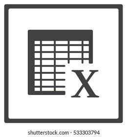 Excel Icon Flat Design Style Stock Vector Royalty Free 533303794