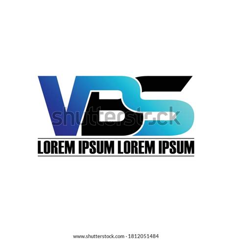 Vbs Letter Monogram Logo Design Vector Stock Vector Royalty Free 1812051484 Shutterstock