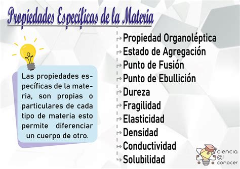 Propiedades Específicas De La Materia