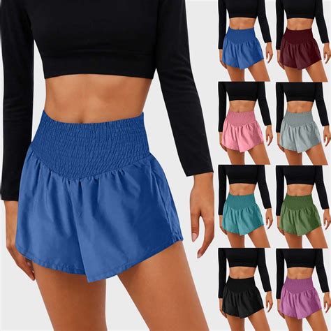 Babcutegg Biker Shorts Women Polyesterandspandex Side Pockets Elastic