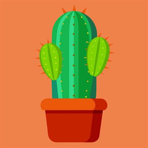 Cactus Clip Art Vector Illustration Design Premium Ai Generated Vector