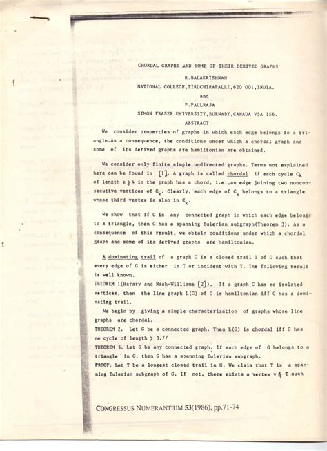 Pdf Chordal Graphs And Some Of Their Derived Graphs