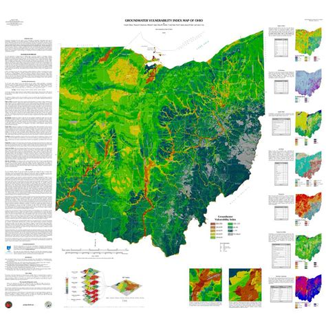 Groundwater Vulnerability Index Map Of Ohio Ohio Department Of Natural Resources