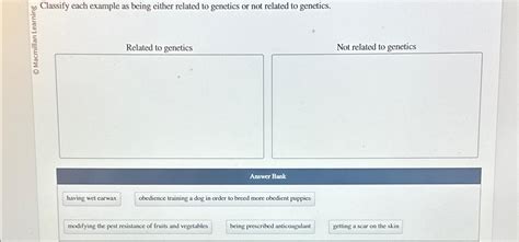 solved ω ﻿classify each example as being either related to