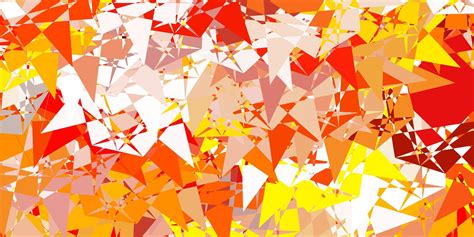 Light Orange Vector Background With Polygonal Forms 2941821 Vector Art At Vecteezy