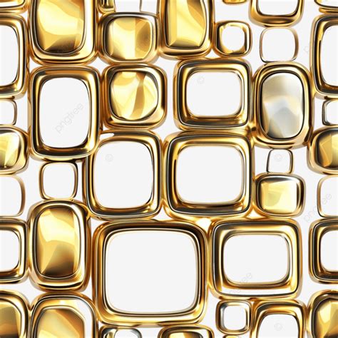 Golden Rounded Rectangle Pattern Design Rectangle Pattern Modern
