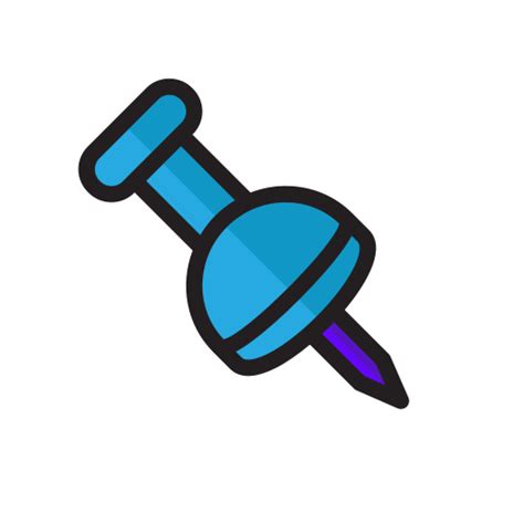 Pin Generic Outline Color Icon