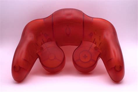 Crystal Dark Red Gamecube Controller Shell Etsy