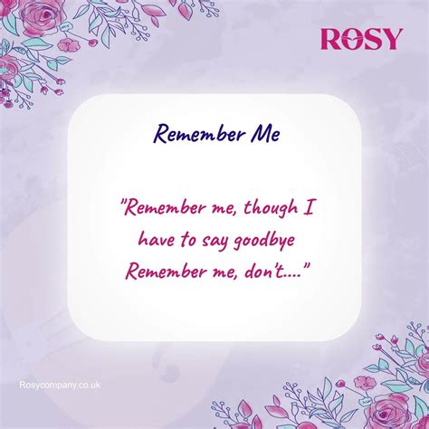 Remember Me Includes Video And Lyrics