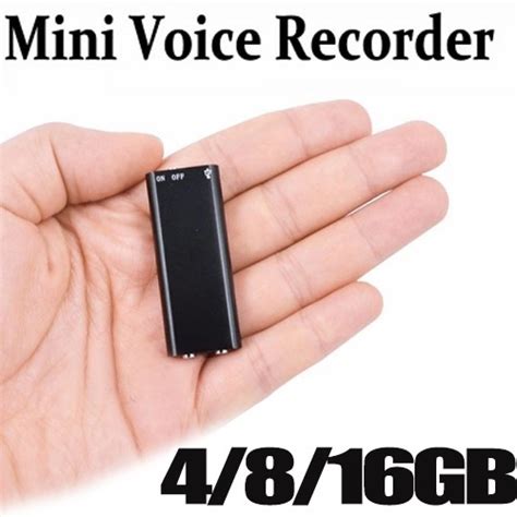 4 8 16 32gb Mini Voice Listening Device Digital Voice Activated Recorder Audio Recoder [ ] Wish
