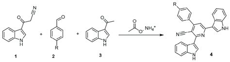 Scheme 1 A One Pot Four Component Condensation Reaction To Synthesize